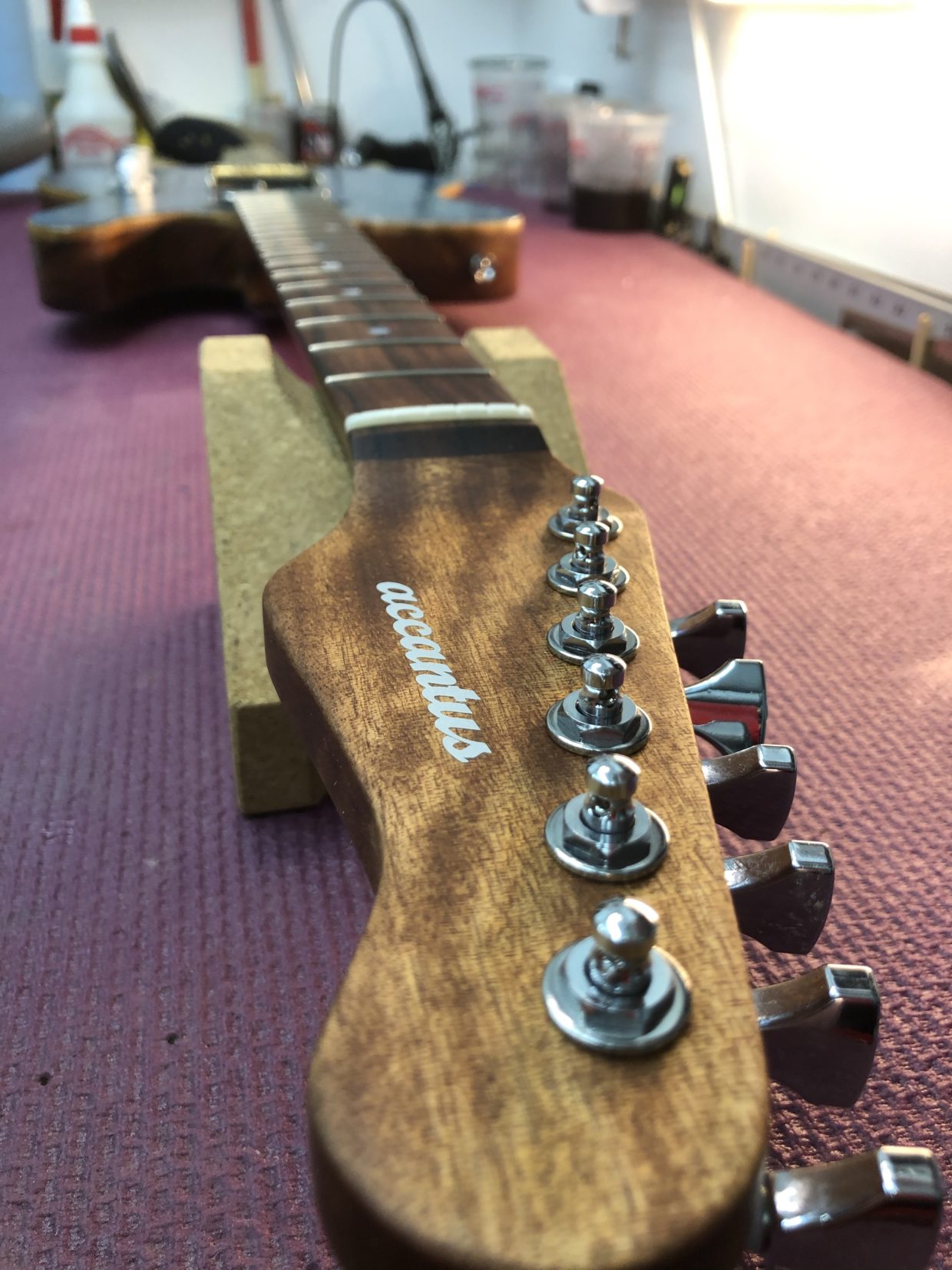 Dot Matrix – Solid Body Sweetheart Rock Star – ACCANTUS GUITARS